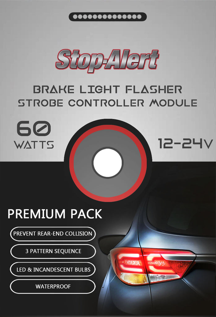 XP-60X Universal Brake Light Flasher with Pre-programmed Patterns ...